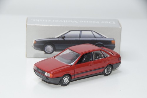 B30 1:43 SCHABAK 1035 AUDI 80 QUATTRO SALOON LIMOUSINE MET. MAROON MIB ...