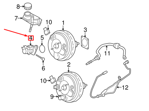 VOLVO S60 MK2 Ma tre-Cylindre De Frein 36002450 NOUVEAU ORIGINE | eBay
