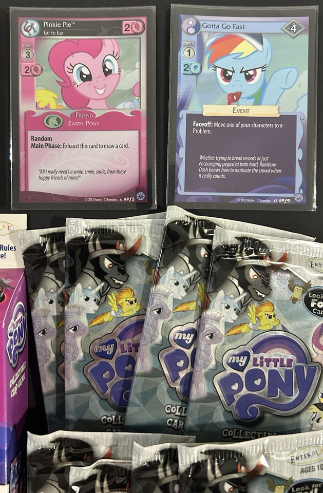 My Little Pony CCG Lot: 4 Different Decks; 12 Packs Crystal Games ...