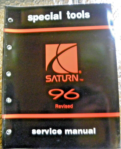 1996 Factory Saturn Special Tools only Service Manual Book FREE SHIP | eBay