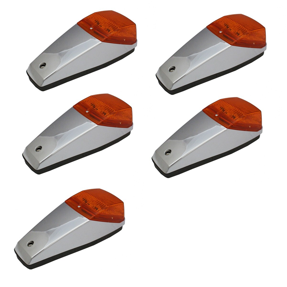 Grakon 5000 Style Cab Marker Indicator Light Amber/Amber | 5pcs | LED ...
