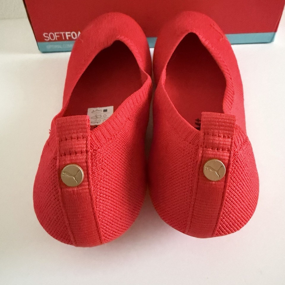 PUMA Iliana Ballerina Womens US 8 Red Ballet Flats 39712004 NEW | eBay