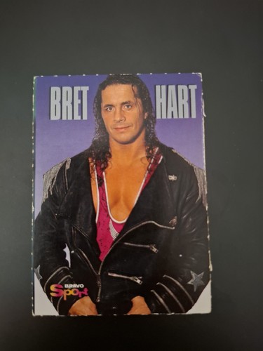 Bret The Hitman Hart Bravo Card WWE WWF WCW Wrestling Superstars German ...