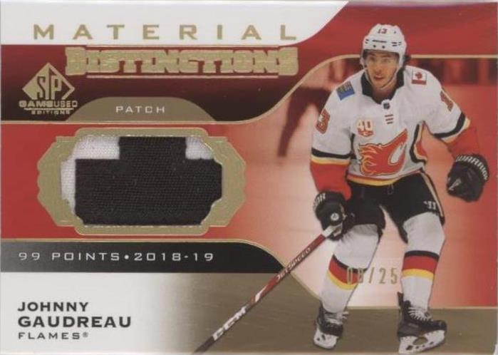 2020-21 Upper Deck SP Game Used - Distinctions Materials Johnny ...