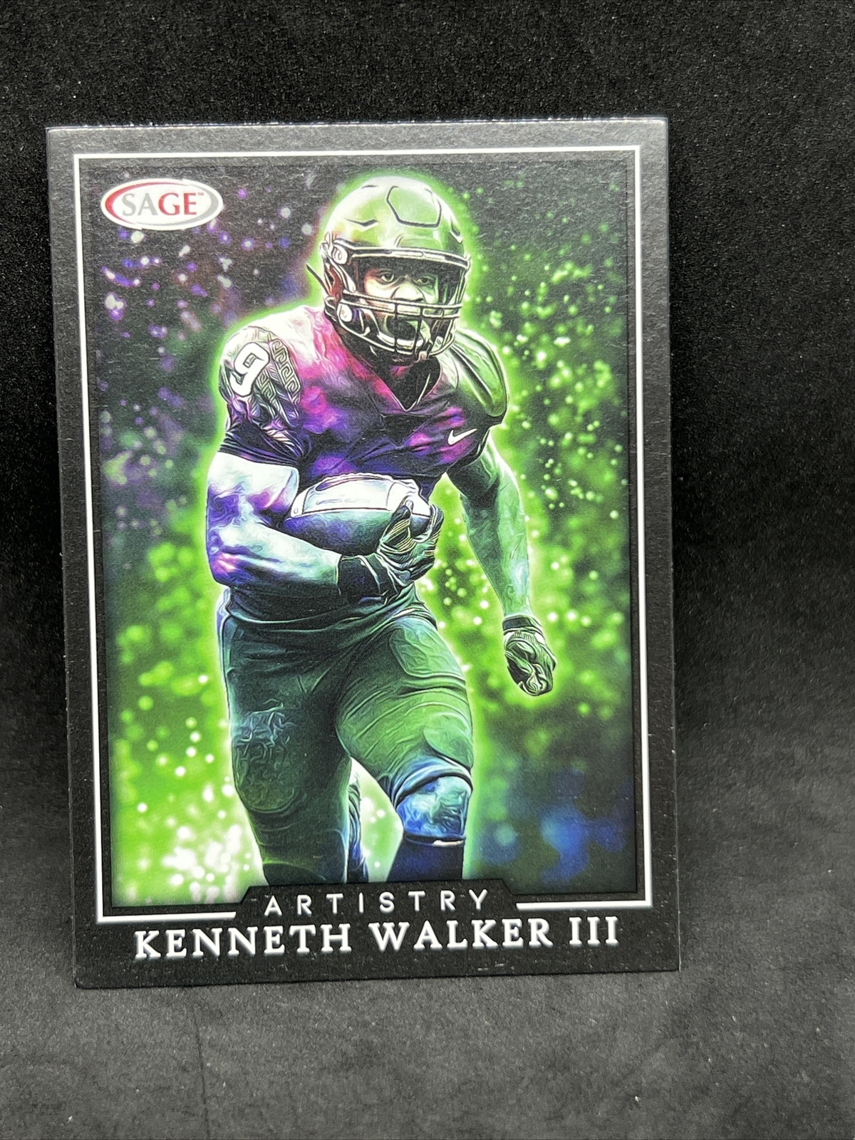 Kenneth Walker III 2022 Sage Artistry ROOKIE ART-KWIII MSU Spartan | eBay