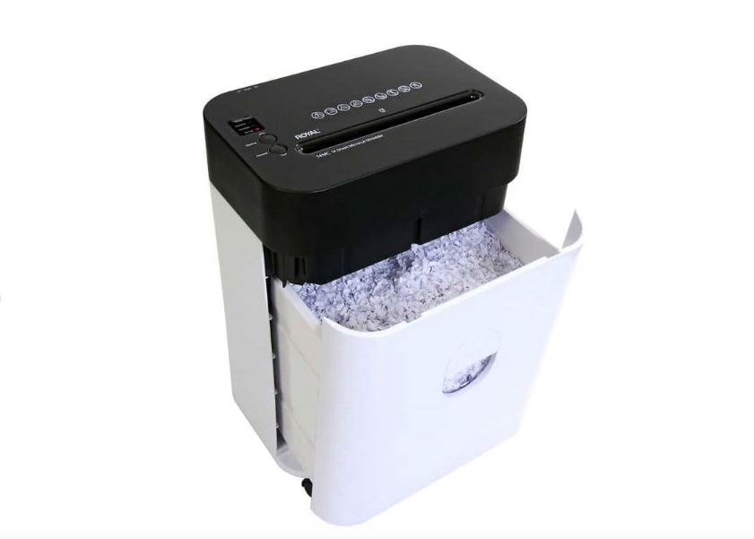 Royal Shredder Micro-Cut Paper Shredder, 14-Sheet, Black/White. | eBay