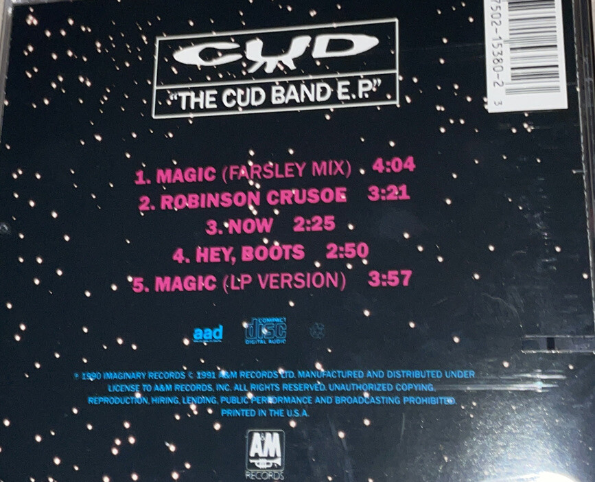 The Cud Band E.P. by CUD (CD, Promo, EP, 1991, A&M Records) 75021538023 ...