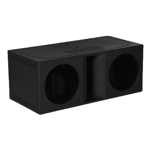 QPOWER QBOMB DUAL 12″ 12 INCH HORN-PORTED EMPTY SUB WOOFER ENCLOSURE ...