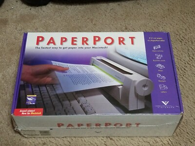 Visioneer Paperport Scanner 2.0 PR-11001-M NOS Macintosh SEALED | eBay