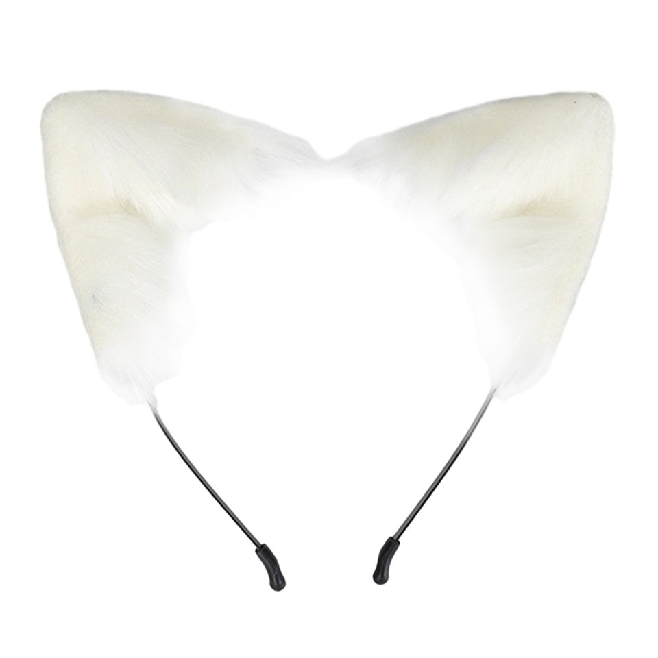 Adjustable Headband Movable Cat Ears Headdress Props Plush Ear Hair ...