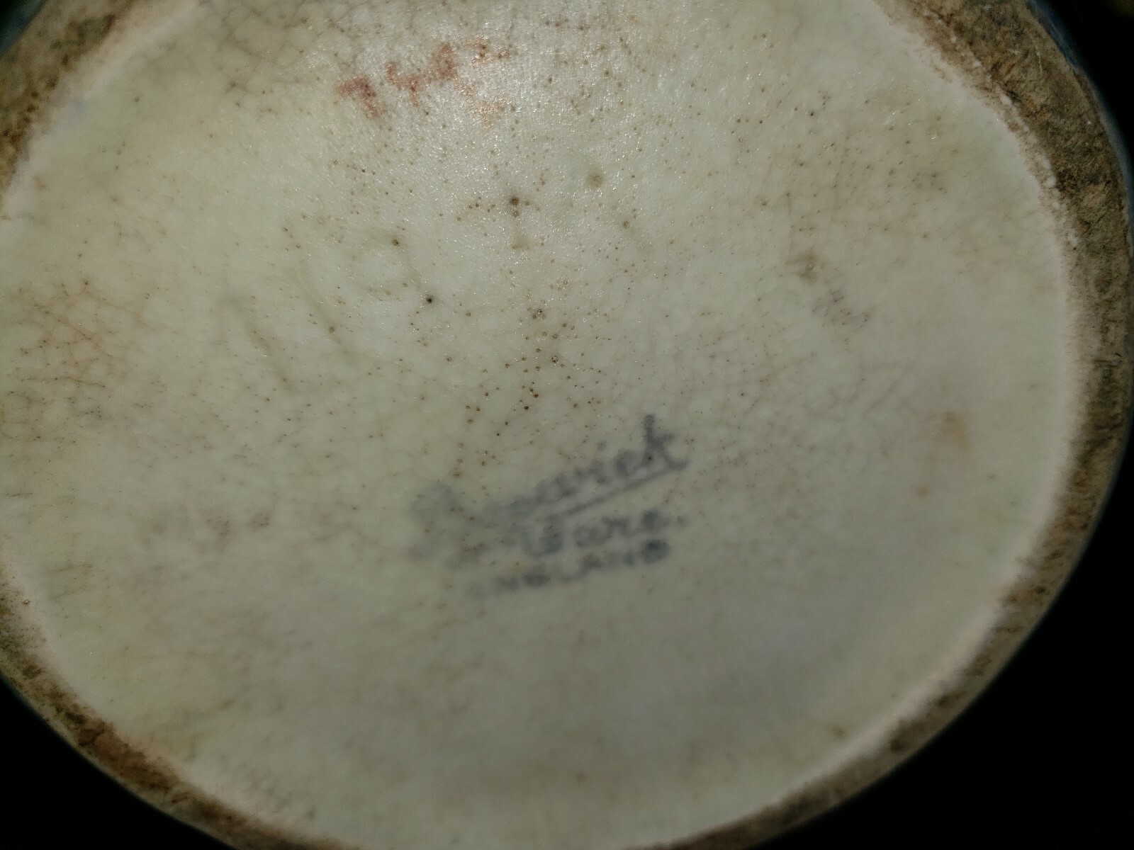 Antique 1935 Beswick ware Art Deco Flower Butterfly Ceramic Handle ...