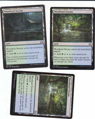 Woodland Stream Shadows over Innistrad/Kaladesh Land Magic the ...
