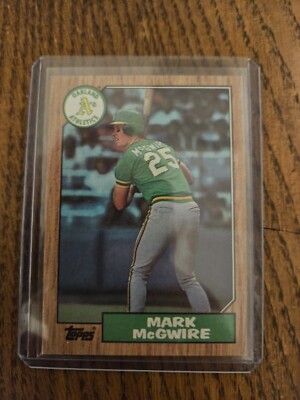 Mark McGwire, Topps, 1987, #366 | eBay