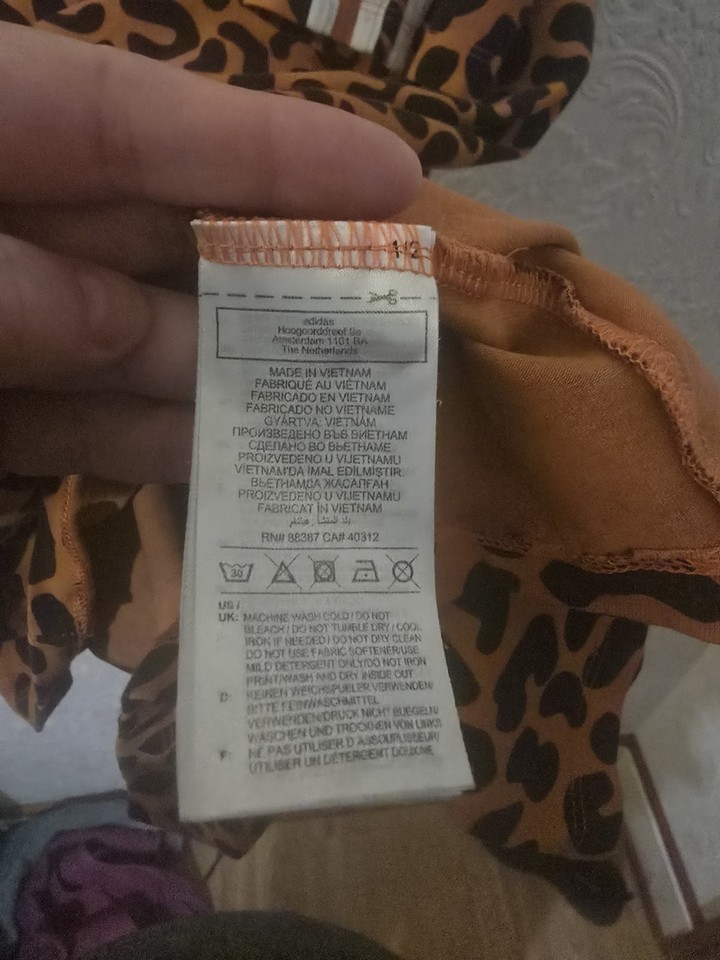 ADIDAS ORIGINALS RICH MNISI LEOPARD PRINT DRESS Size 3xl | eBay UK
