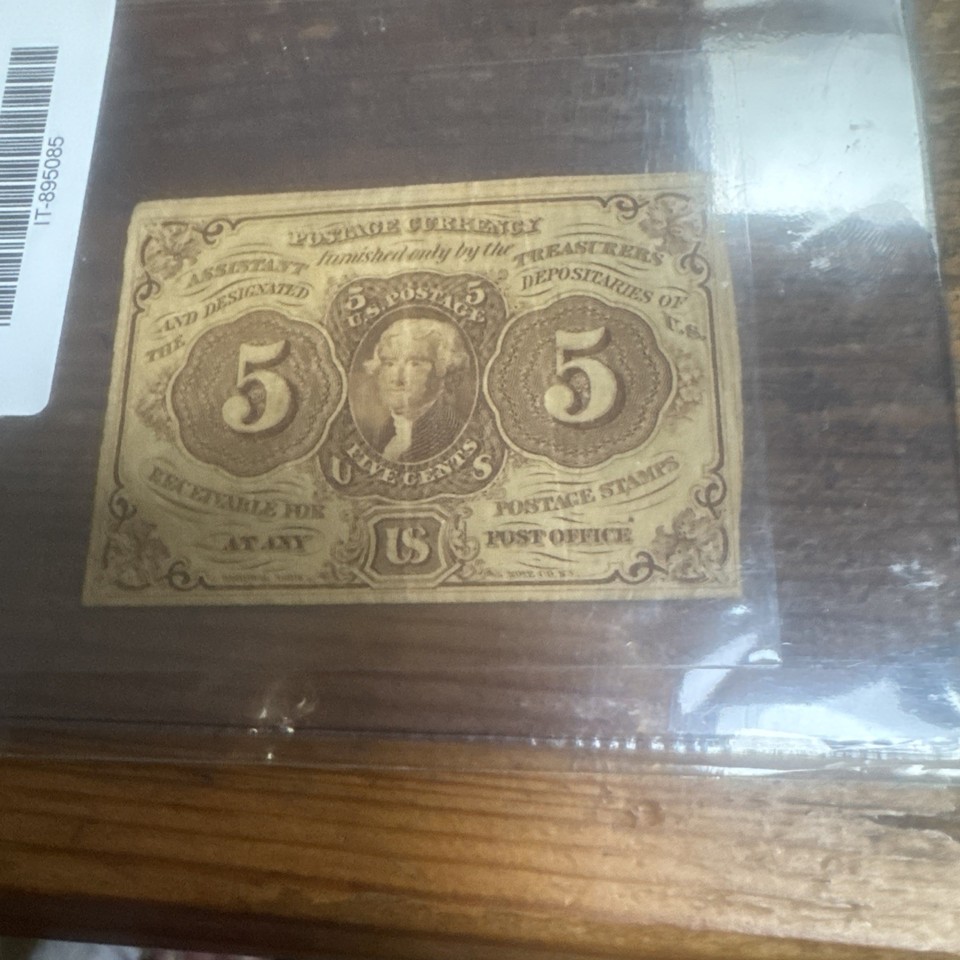 United States 5 Cents Fractional Paper Currency First Issue George ...
