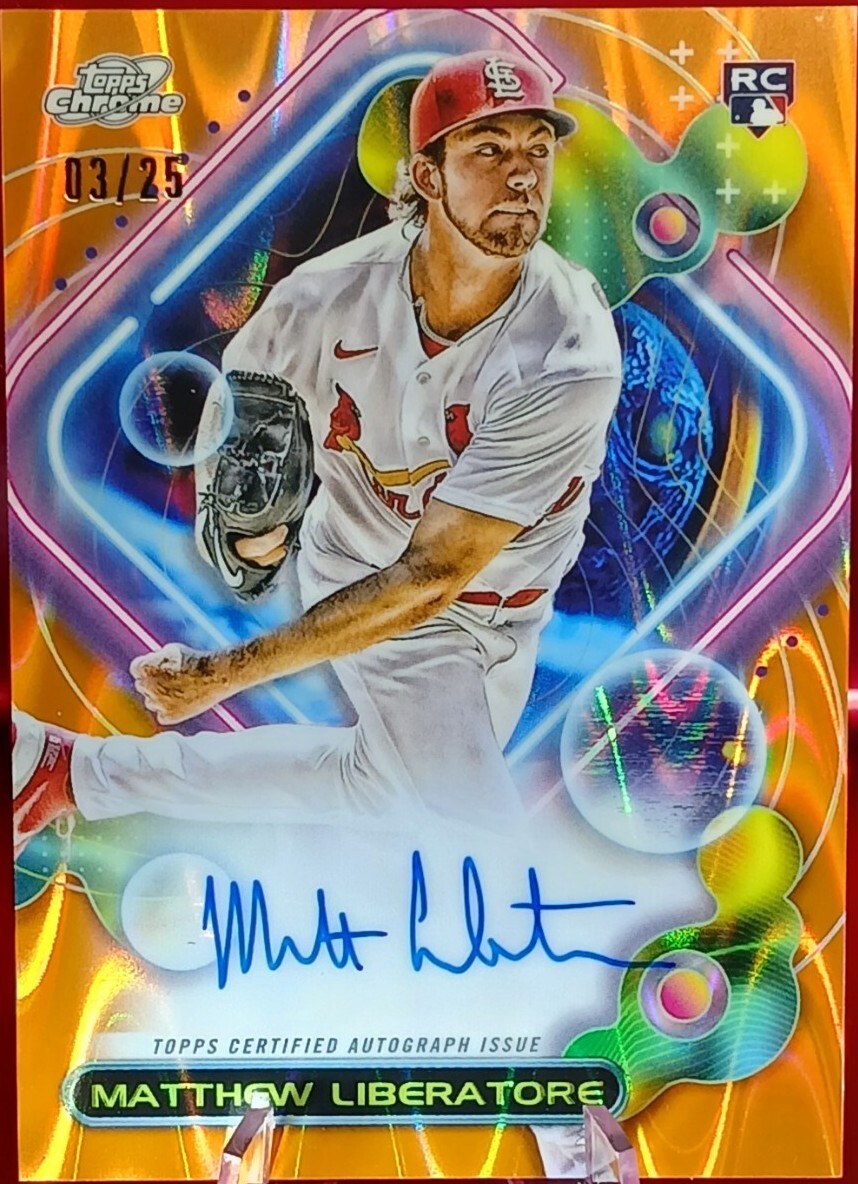 2023 Topps Cosmic Chrome - Autographs Matthew Liberatore #CCA-ML Orange ...