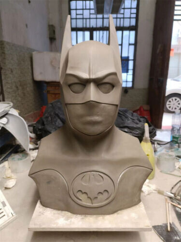 The Batman Full Head Mask Bruce Wayne Helmet Cosplay Superhero Mask ...