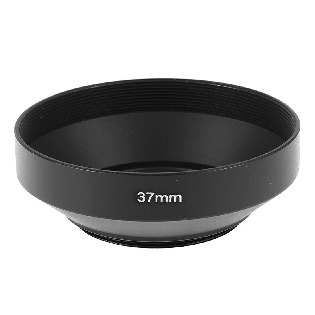 Anti Reflective 37mm Threaded Lens Shade Hood Black for Camera ...
