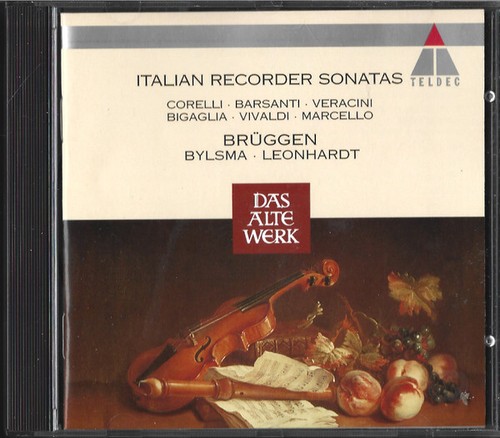 Italian Recorder Sonatas, Antonio Vivaldi, Arcangelo Corelli, Anner ...