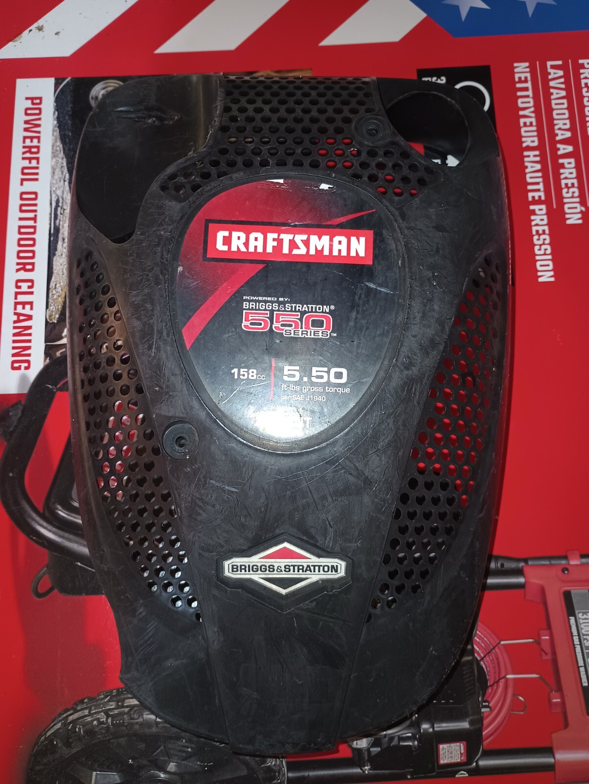 Craftsman Lawn Mower Briggs & Stratton Engine Shroud Cover 3.5 4.5 ...