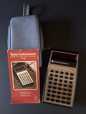 Vintage Texas Instrument TI-30 | eBay