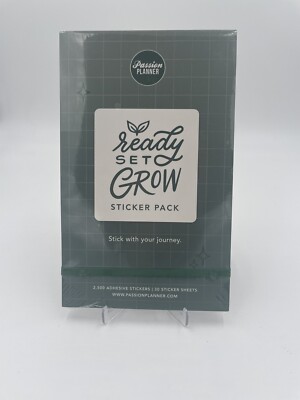 NEW Passion Planner READY SET GROW Sticker Book, 2500 Stickers, 30 ...