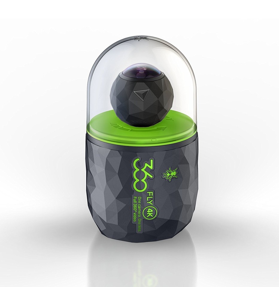 Brand New 360 Fly 4K Full Panoramic 360° 64GB HD Video Camera ...