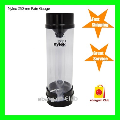 Nylex Rain Gauge 250mm - Measures Rainfall Rain Gauge eBC | eBay Australia