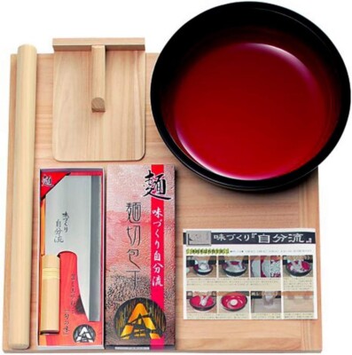 HOUNENKIHAN Soba Udon Noodle Making Kit S with Guide DVD for beginnersA ...