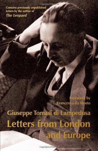 Letters from London and Europe by Giuseppe Tomasi di Lampedusa Hardback ...