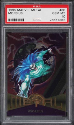 1995 Marvel Metal Card # 60 Morbius PSA 10 GEM MINT | eBay