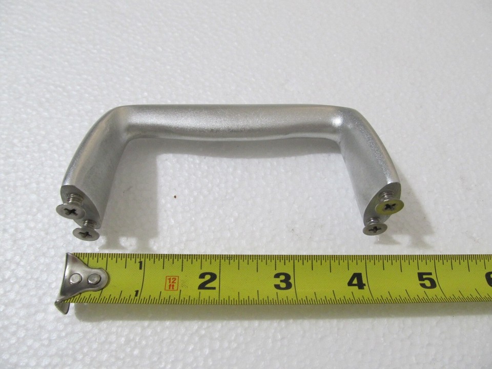 3U Aluminum Rack Mount Handles w/ Screws - Equipment Amplifier Silver ...