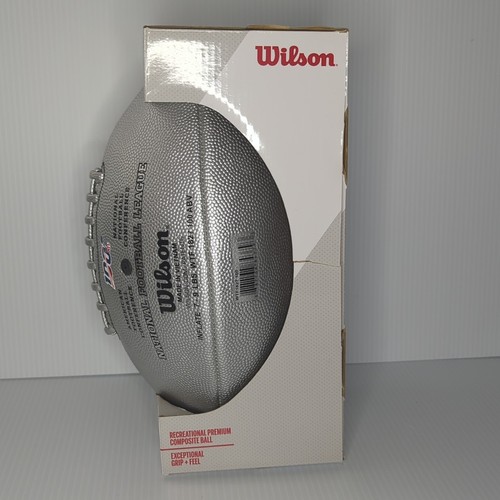 Wilson NFL 100 "The Duke" Replica Metallic Football Official Size New ...