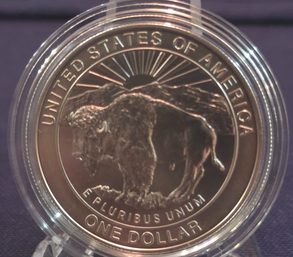 1999 Yellowstone National Park Silver Commemorative Coin Set Of 2 OGP ...