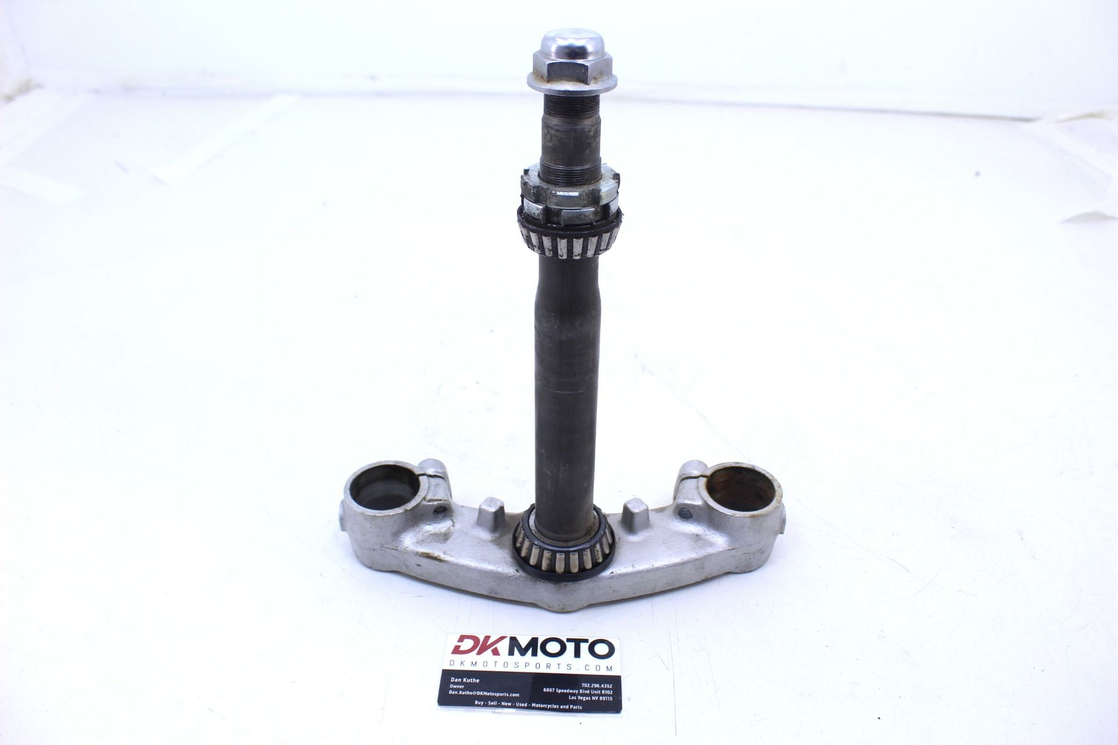 1984 1985 YAMAHA VIRAGO 1000 OEM FRONT FORKS CLAMP LOWER TRIPLE TREE ...