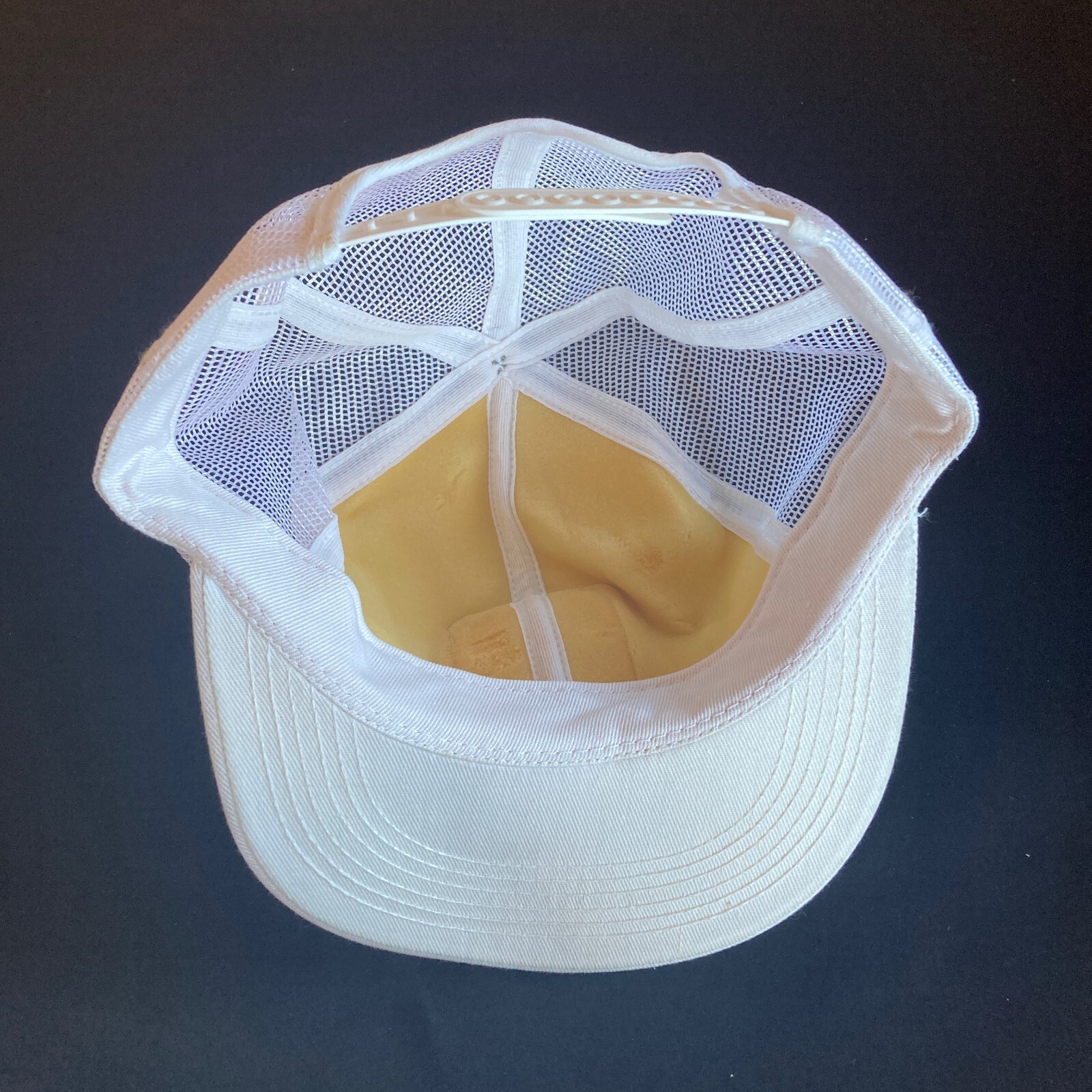 Vintage Texaco Logo White Mesh Baseball Cap Hat Snapb… - Gem