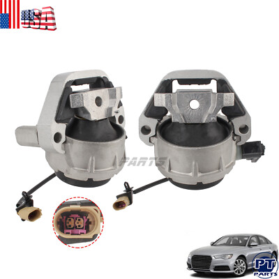 Front L & R Engine Mount Set 2PCS. 2012-2018 for Audi A6 2.0L FWD. | eBay
