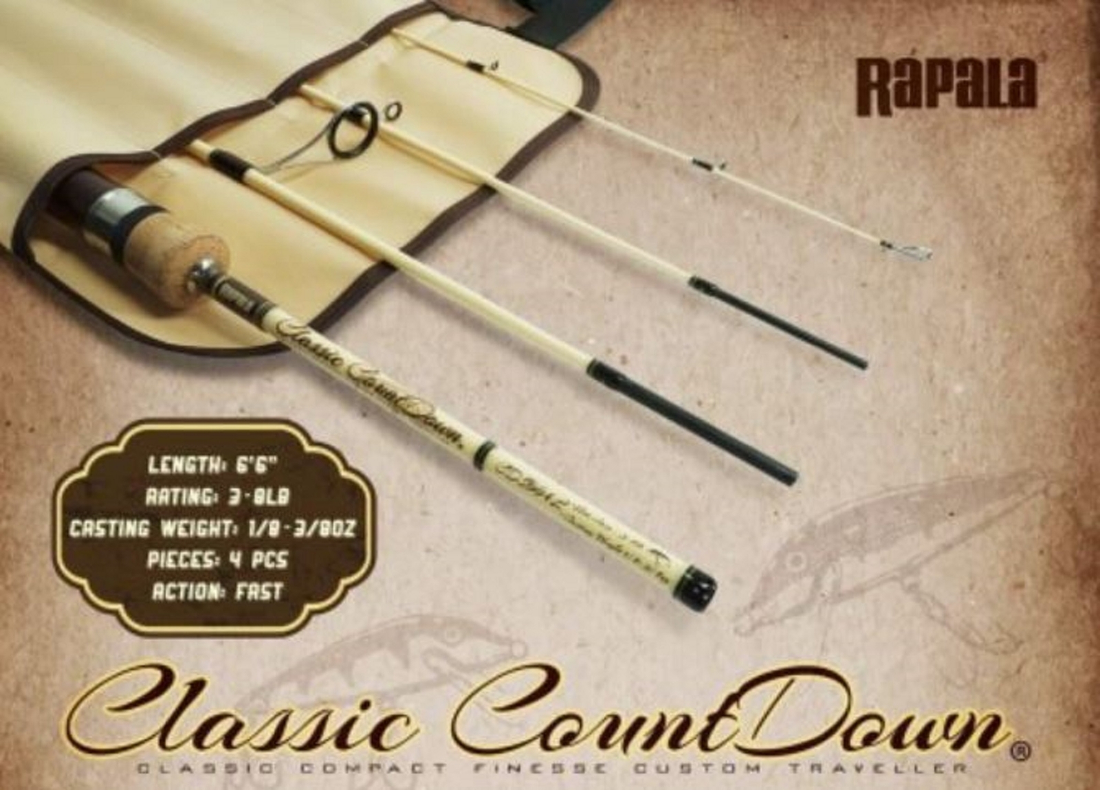 Rapala Rod Spinning Countdown CDS664L (4907) | eBay