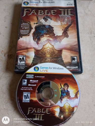FABLE III PC DISC VIDEO GAME | eBay