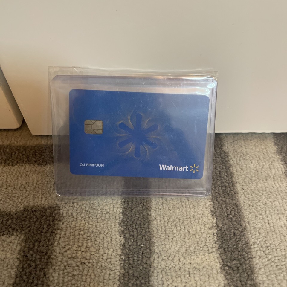 OJ Simpson Walmart Credit Card | eBay