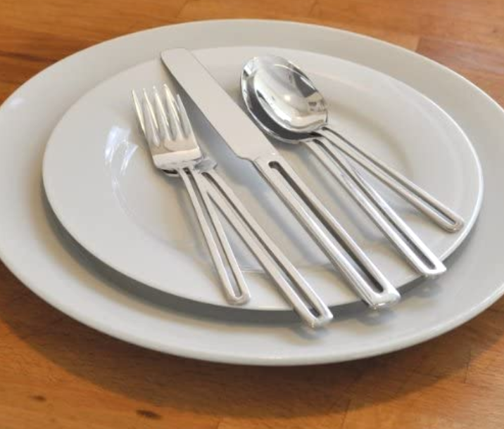 St. James The Rack 42pc 18/10 Stainless Steel Hanging Flatware Set ...