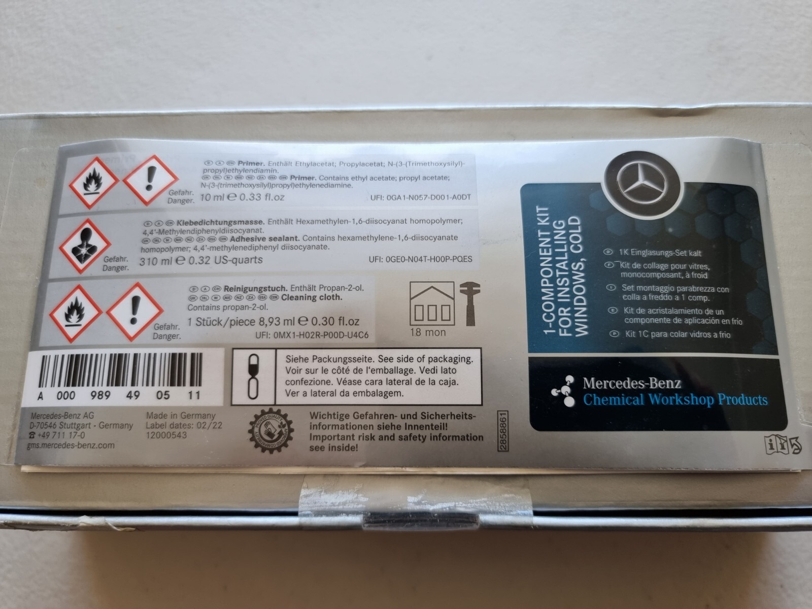 Genuine Mercedes-Benz One-component Adhesive A0009894905 for sale ...