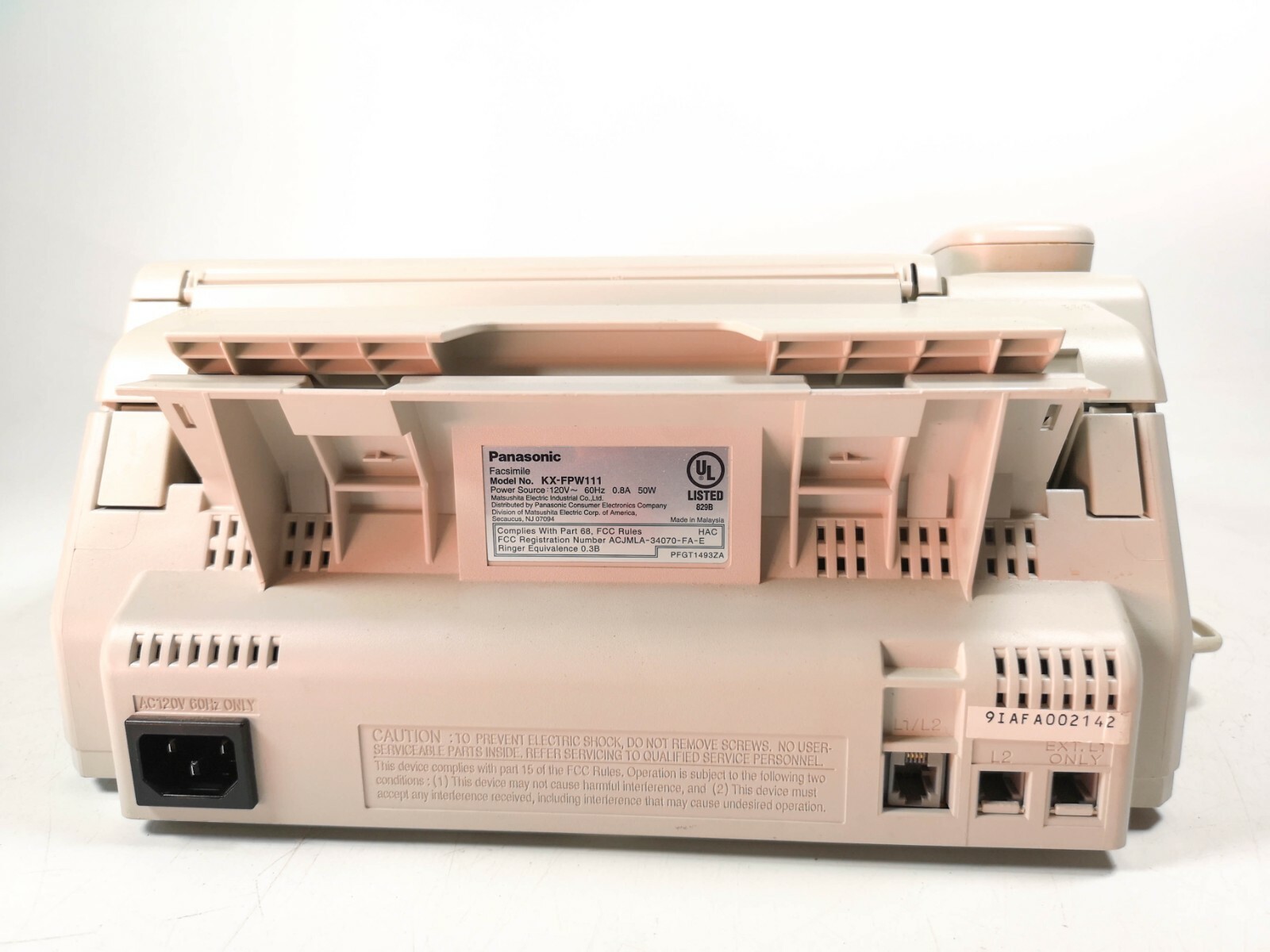 Panasonic KX-FPW111 Plain Paper Thermal Fax for sale online | eBay