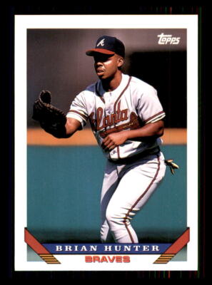 1993 Baseball Topps Brian Hunter Atlanta Braves #102 | eBay