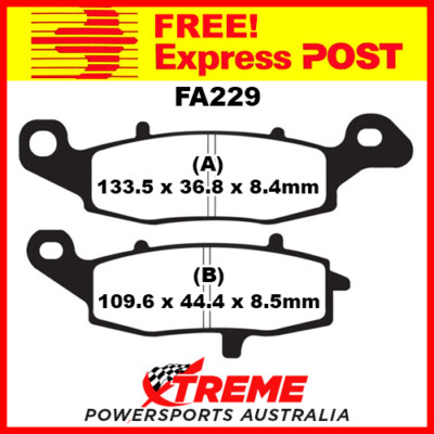 for Suzuki VX 800 T 1996 EBC Front Organic Brake Pads, FA229 | eBay Australia