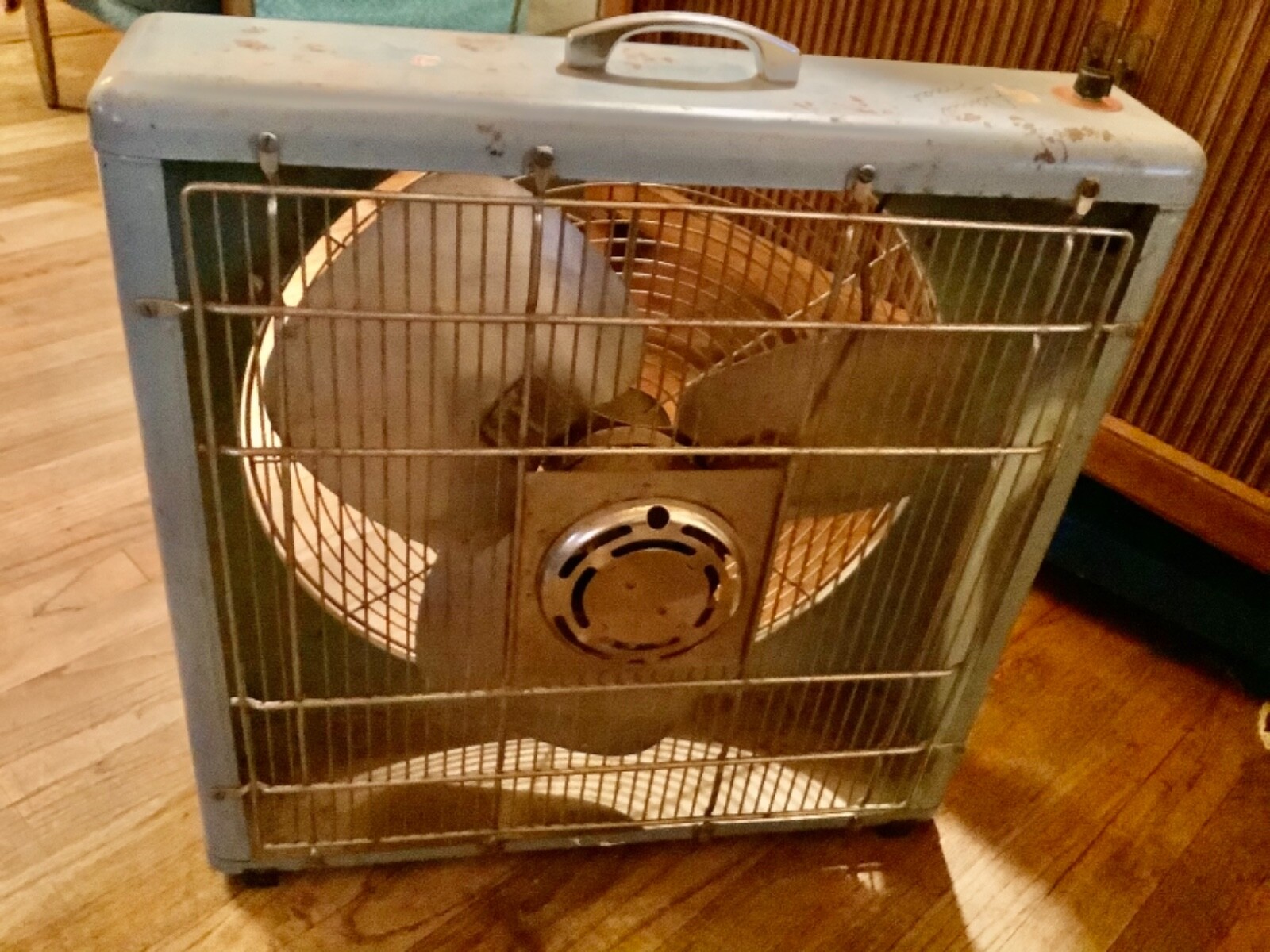 Vintage ZERO MCM STEAMPUNK Box Fan McGraw Electric Bersted 40SP20 ...