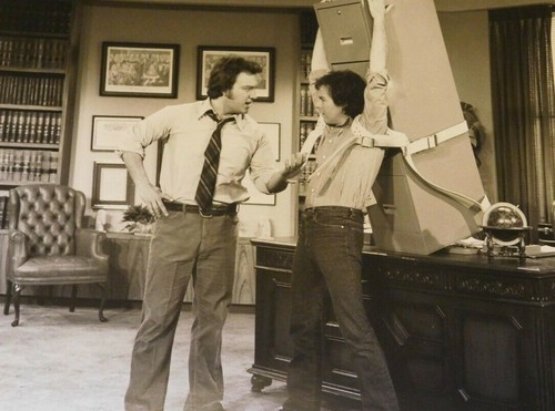 1979 Jim Belushi, Michael Keaton in Working Stiffs CBS TV Promo Photo A3 | eBay