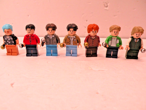 LEGO BTS Dynamite MINIFIGURES RM Jin Suga J-Hope Jimin V Jungkook From ...