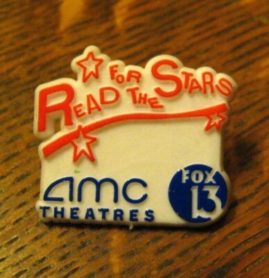 AMC Theatres Vintage Lapel Pin - Read For The Stars Fox 13 Television ...