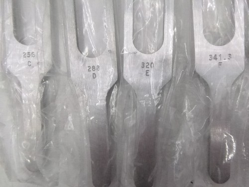 8 Pk Medivibe Tuning Fork Set 256hz to 512hz For Medical Usage Rinne ...